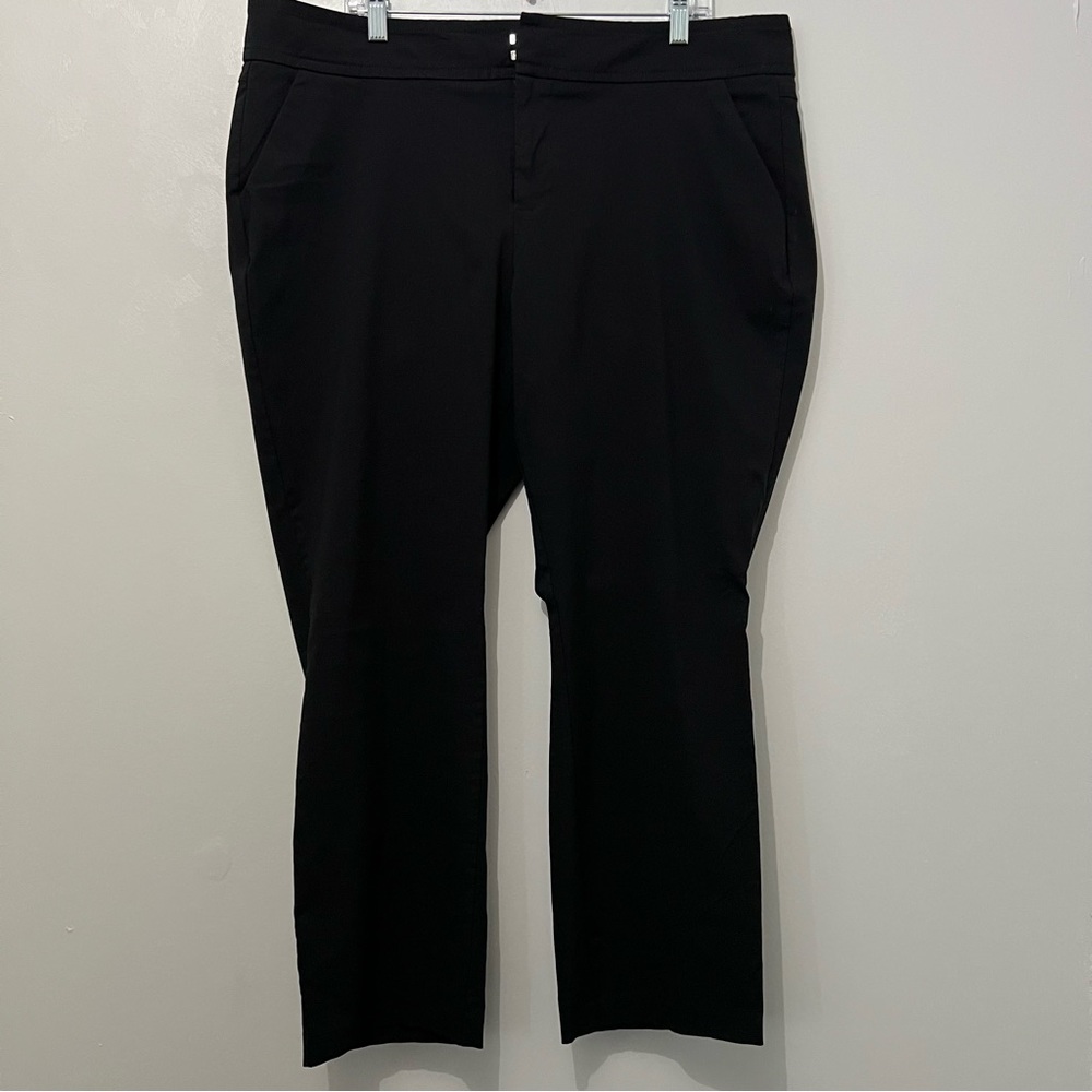 Studio By Torrid Black Straight Leg Trouser Pants | W… - Gem